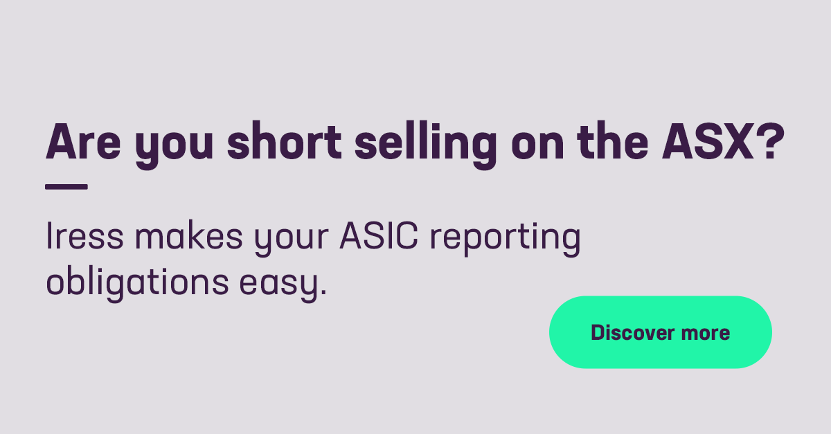 Are you short selling on the ASX?